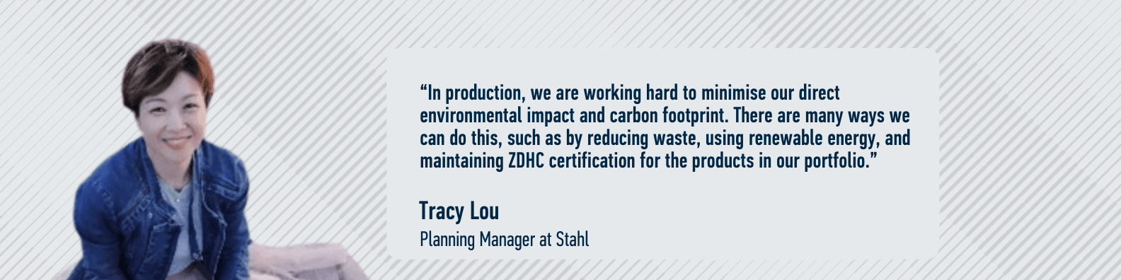 Tracy Lou tells us what it's like to work at Stahl