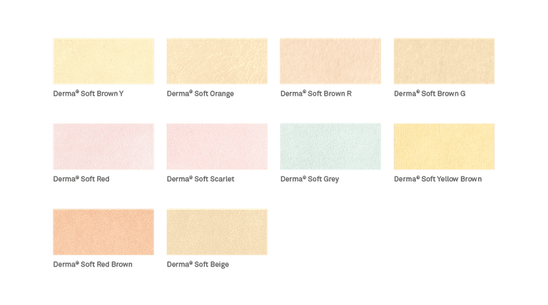 Full range of pastel shades with Derma® Soft Dyes | Stahl | Stahl
